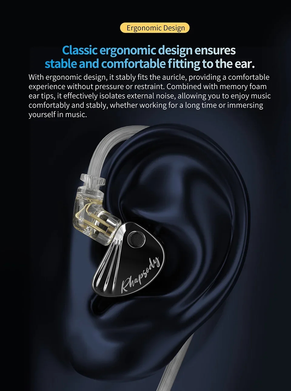CCA Rhapsody 2DD+4BA Hybrid IEM Hi-Fi Earphones Wired Headphone With ...