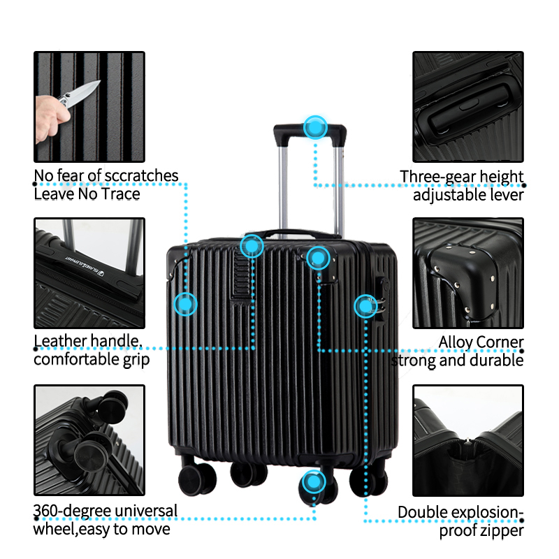 18 inci Tangan Bawa Bagasi 7kg Beg Bagasi Perjalanan Kecil Perjalanan ...