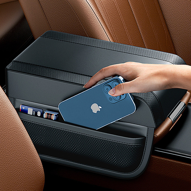 Car Armrest Box Booster Pad Memory Foam Armrest Pad Car Central Armrest ...