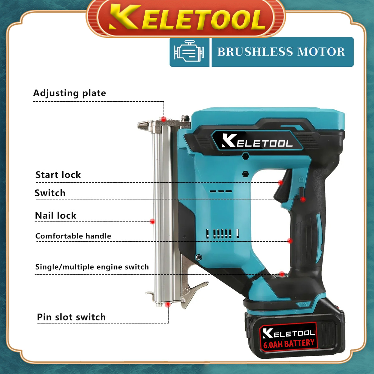cordless nail gun Nail gun cordless Cordless Nailer Electric F30 ...
