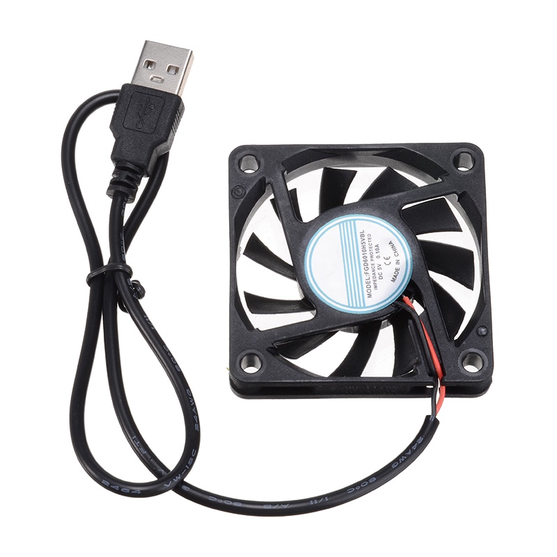 DC 5V USB Cooling Fan Brushless Sleeve Bearing Fen PC Computer/Graphics ...