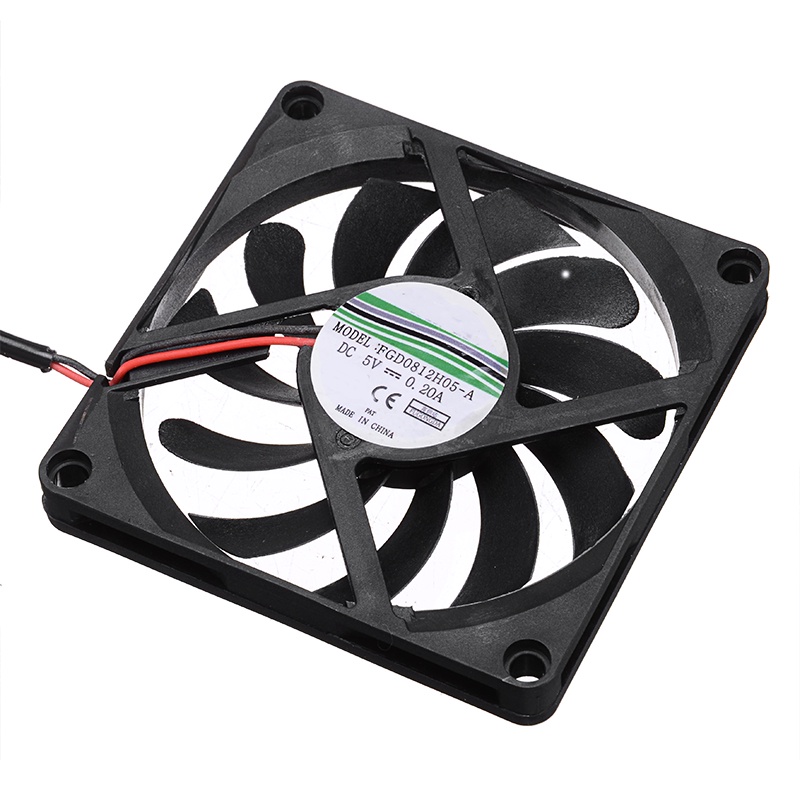 DC 5V USB Cooling Fan Brushless Sleeve Bearing Fen PC Computer/Graphics ...