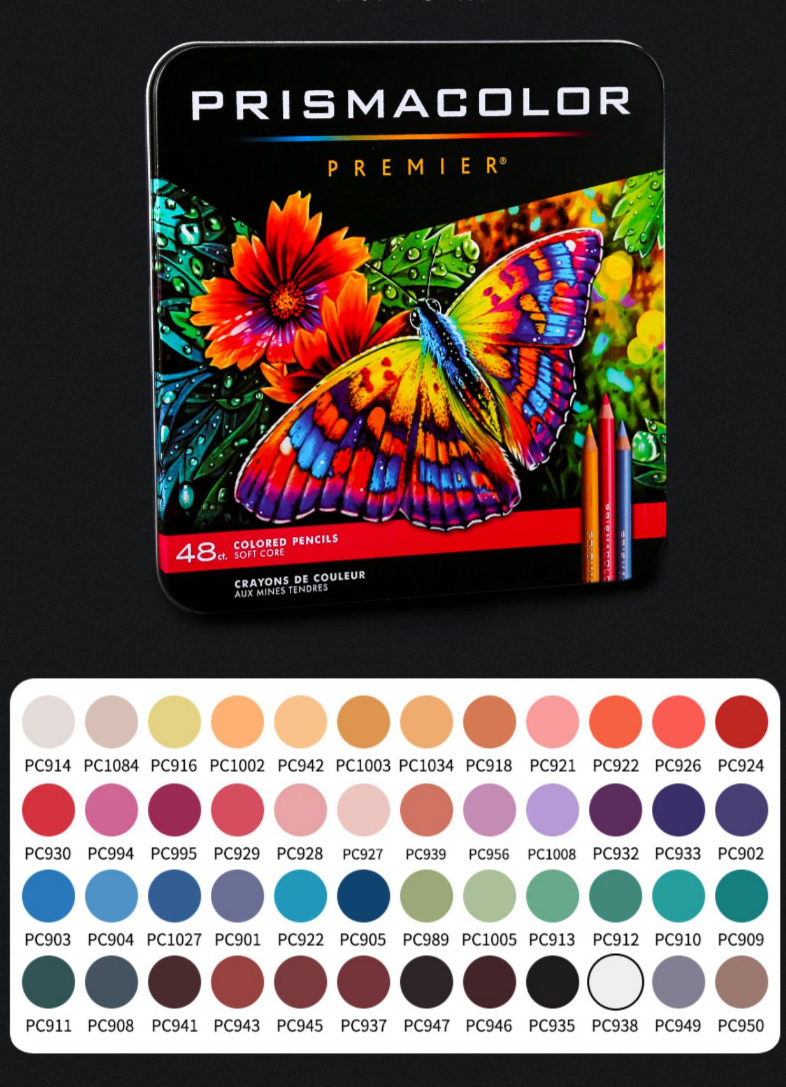 Prismacolor Premier Soft Core Colored Pencils, 48-Count ——Artist-Grade ...