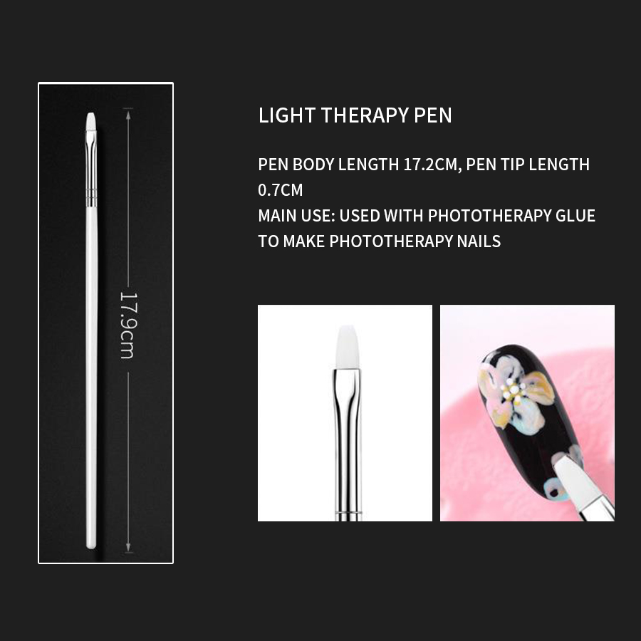 Nail Art Design Tools, Pink Painting Brushes Set With Dotting Pens ...