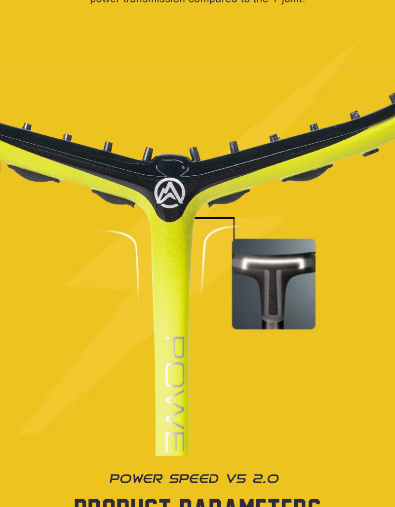 ALP V5 2.0 MXH CushionTechnology Offensive Badminton Racket Original 4U ...