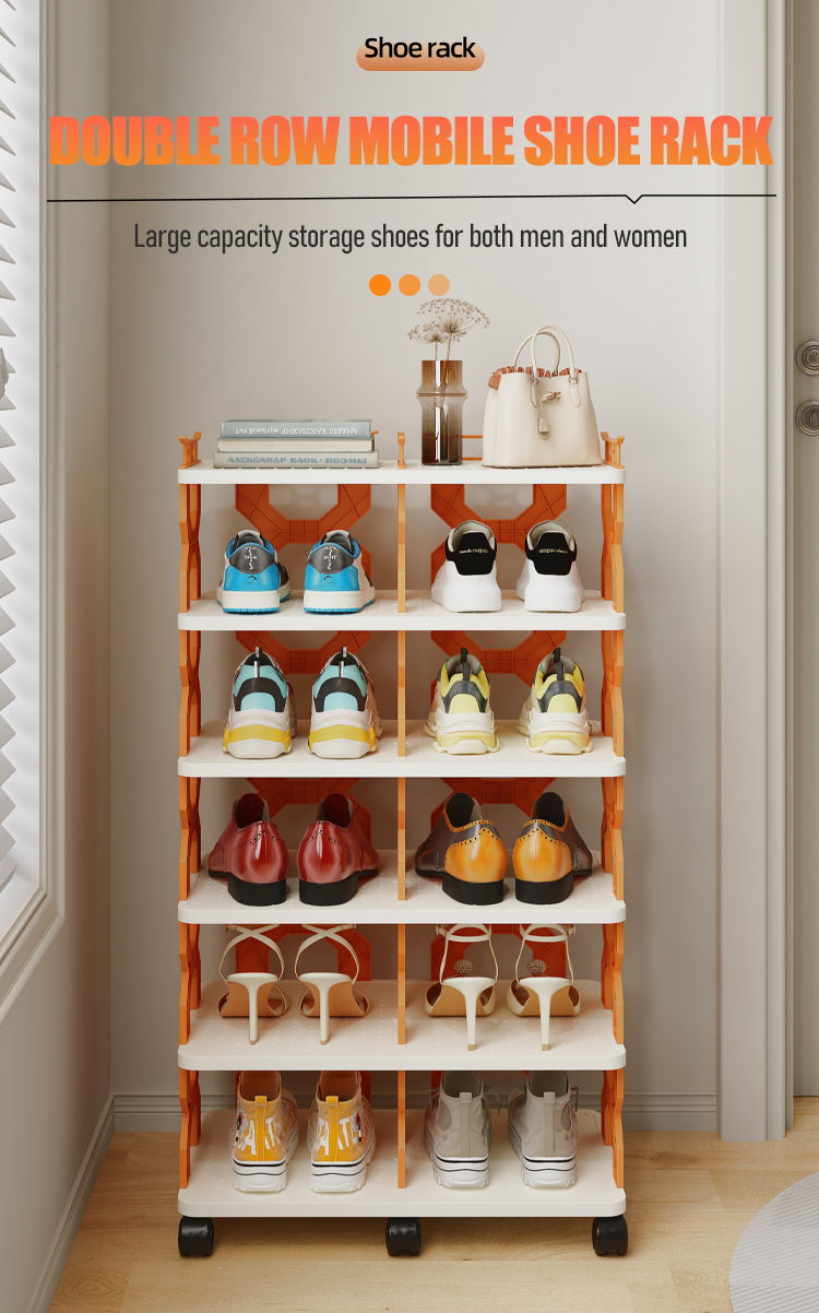 Rak Kasut Plastic Shoes Rack Multi-layer Narrow Shoe Rack Storage ...
