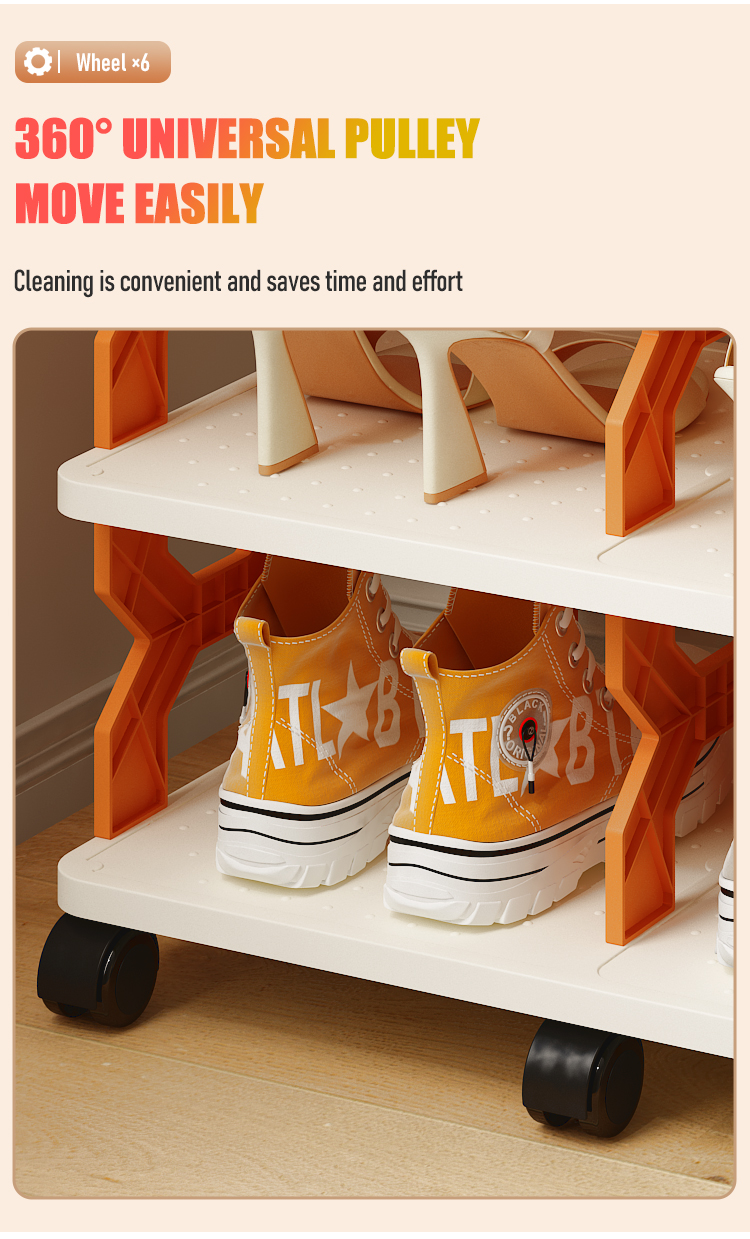 Rak Kasut Plastic Shoes Rack Multi-layer Narrow Shoe Rack Storage ...