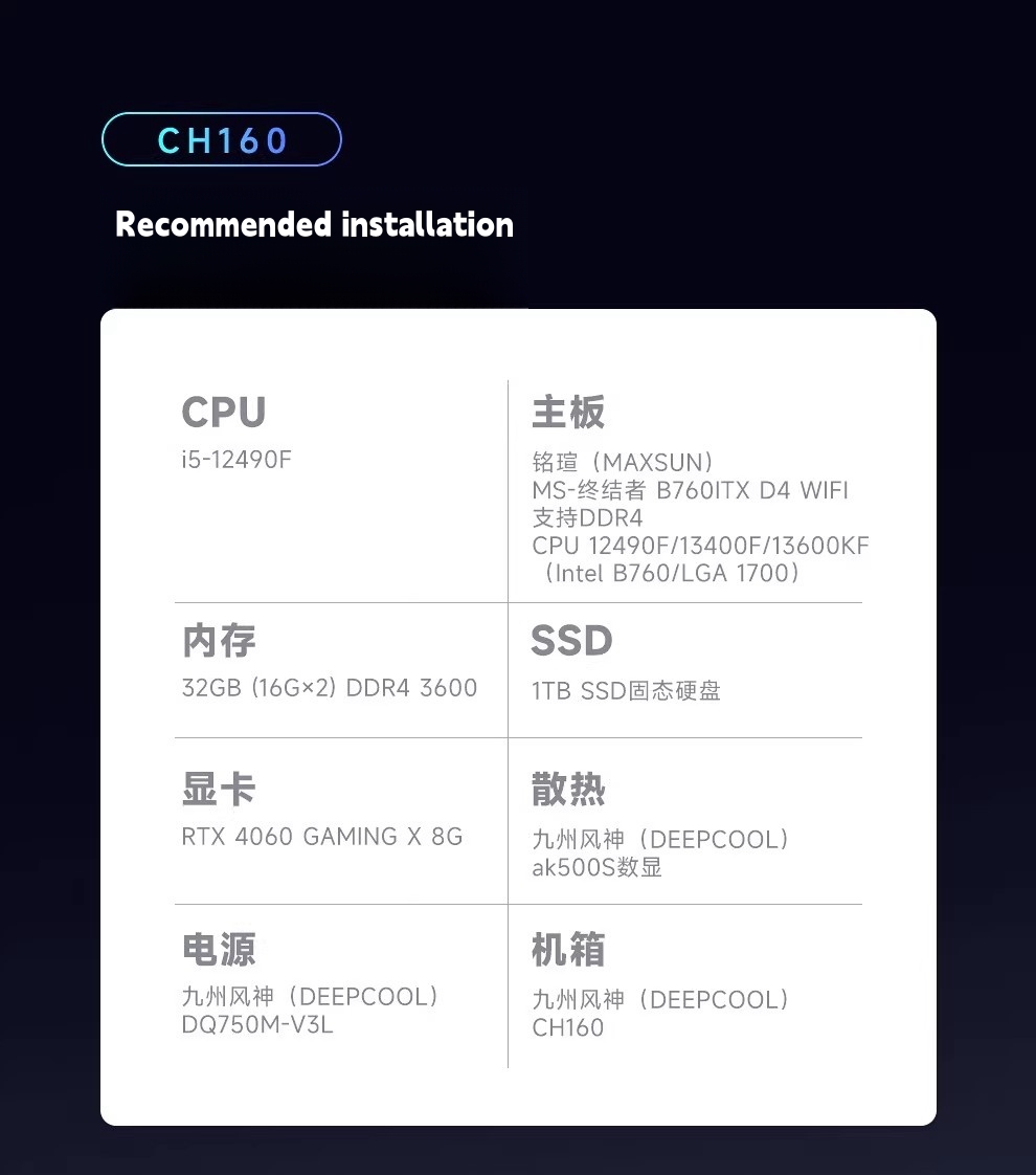 DEEPCOOL CH160 MINI-ITX Handheld PC Case | Shopee Malaysia