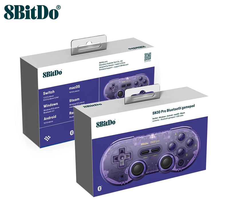 8BitDo SN30 Pro Bluetooth Gamepad Wireless Hall Effect Joysticks for ...