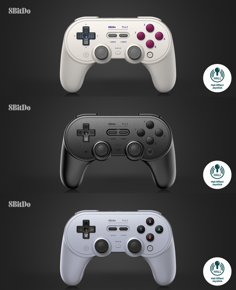 8BitDo Pro 2 Bluetooth Gamepad for Nintendo Switch 2/Switch OLED/Switch ...