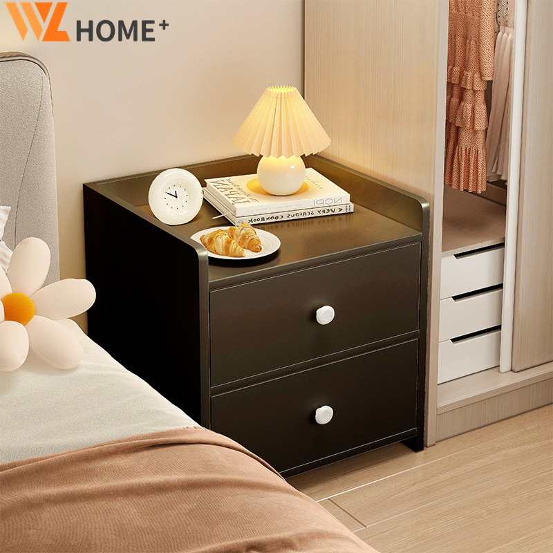 Black Bedside Table Bedroom Side Table Meja Kecil Mini Table Meja Tepi ...