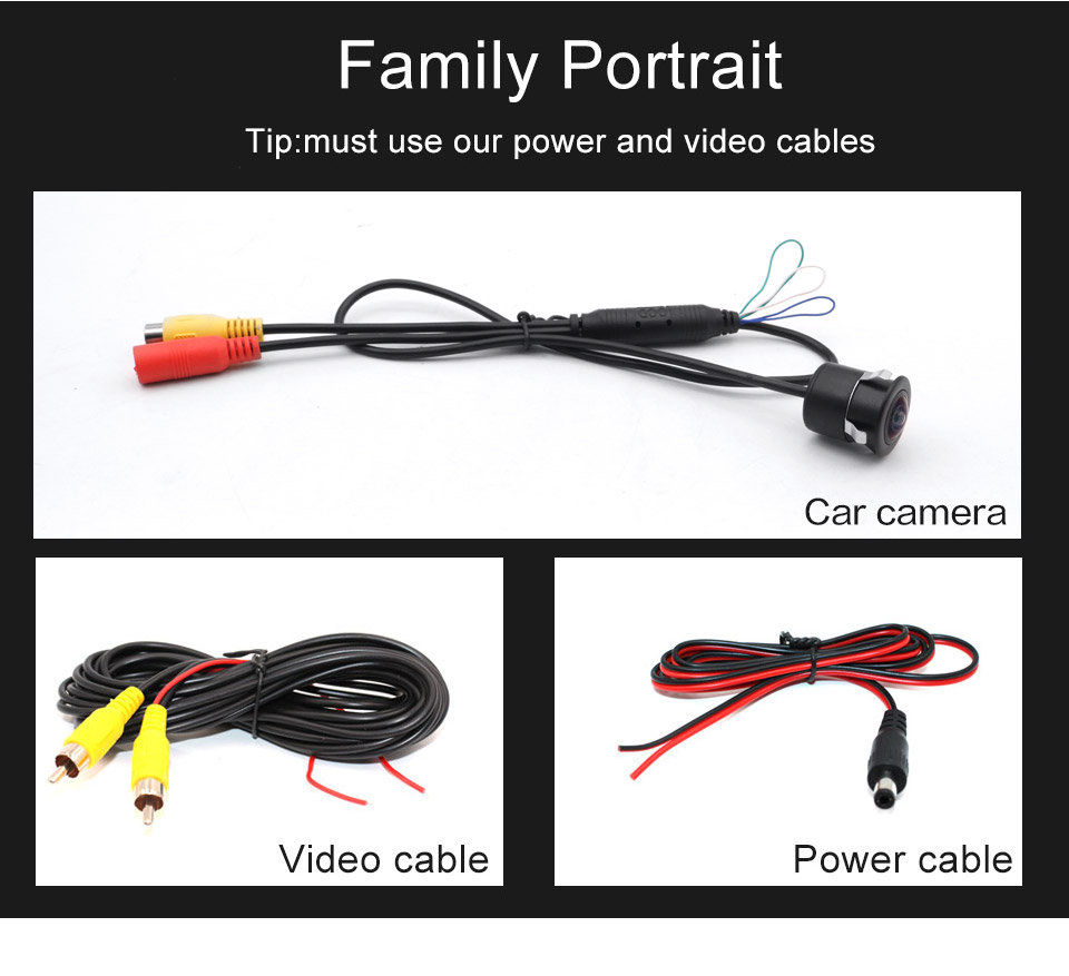 Smartour AHD 1080P-25 Car Front & Rear View Reverse Camera Parking ...