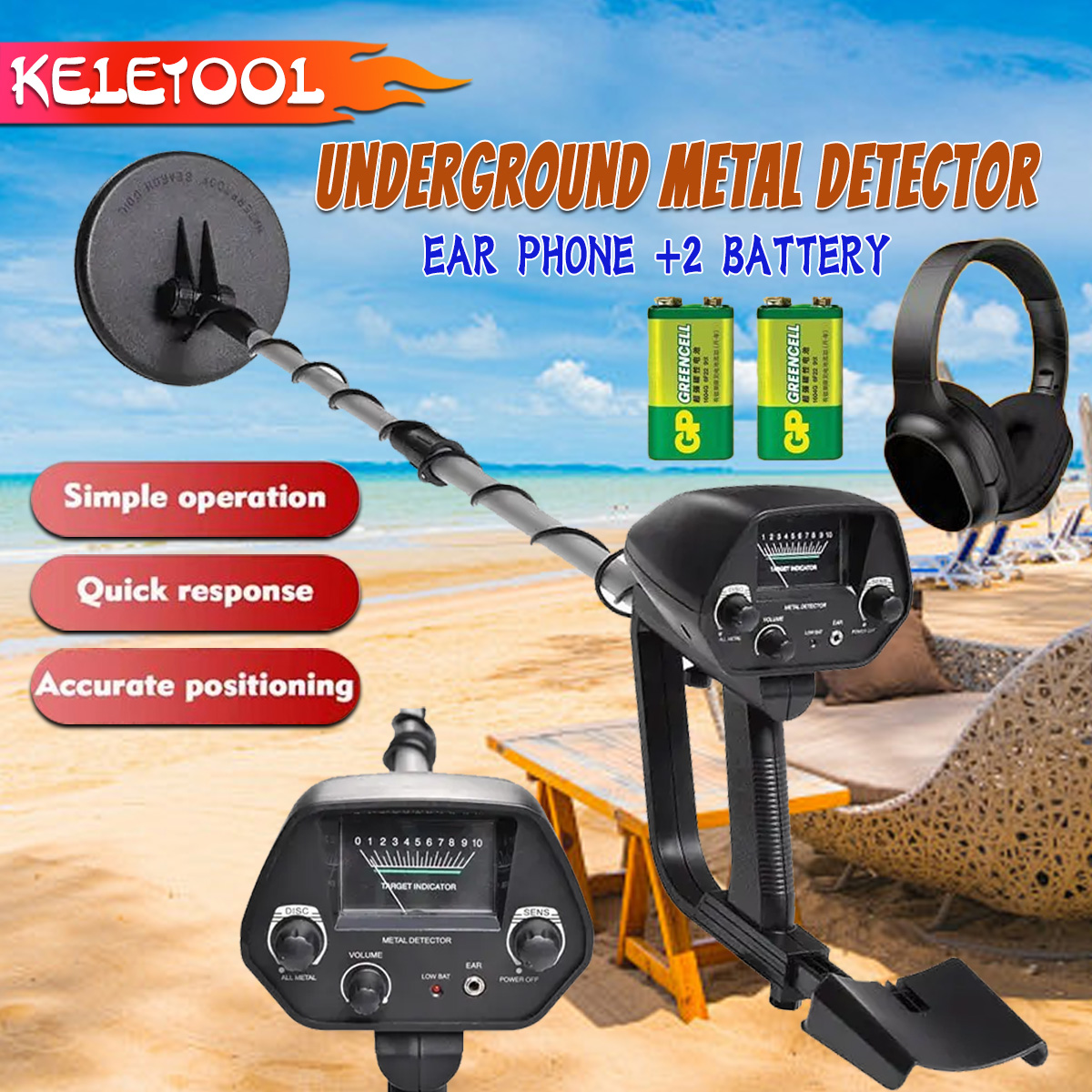 metal detector gold detector md4030 high sensitivity alat pengesan ...