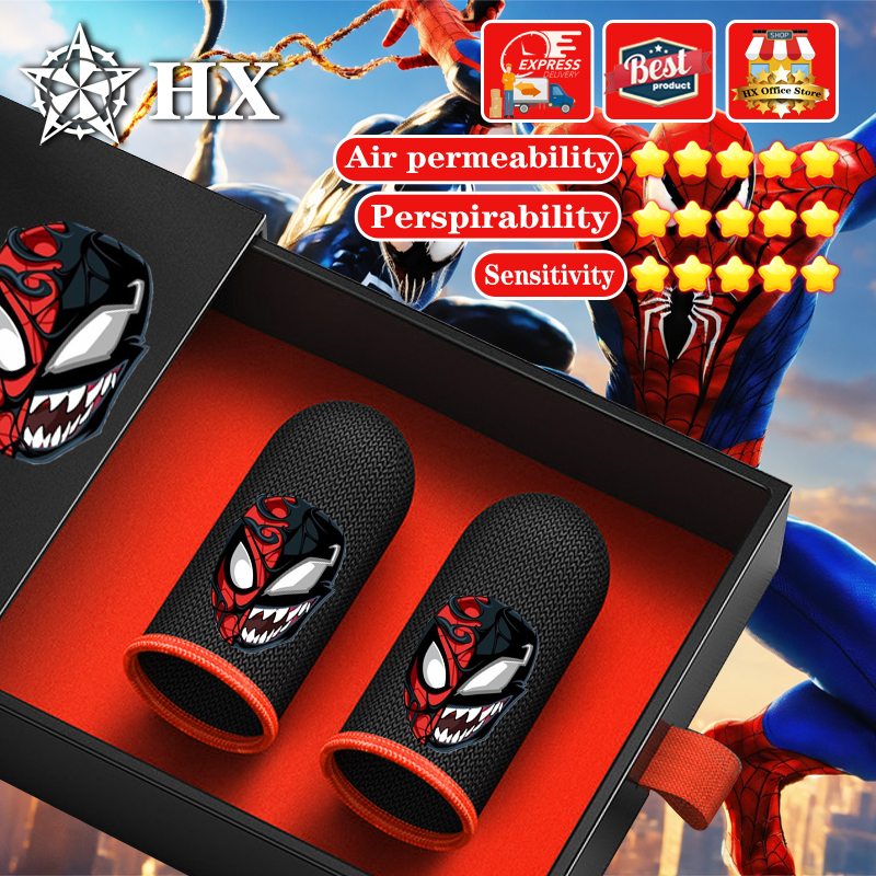 HX Spider-Man Venom Pattern Mobile Phone Tablet Touch Game Finger Cover ...