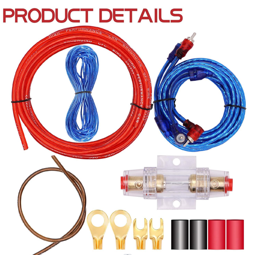 Car Amplifier Wire,Car Audio Subwoofer Amplifier Speaker Installation ...