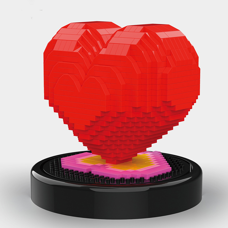 Creative Love Building Blocks Small Particles DIY Valentine's Day ...