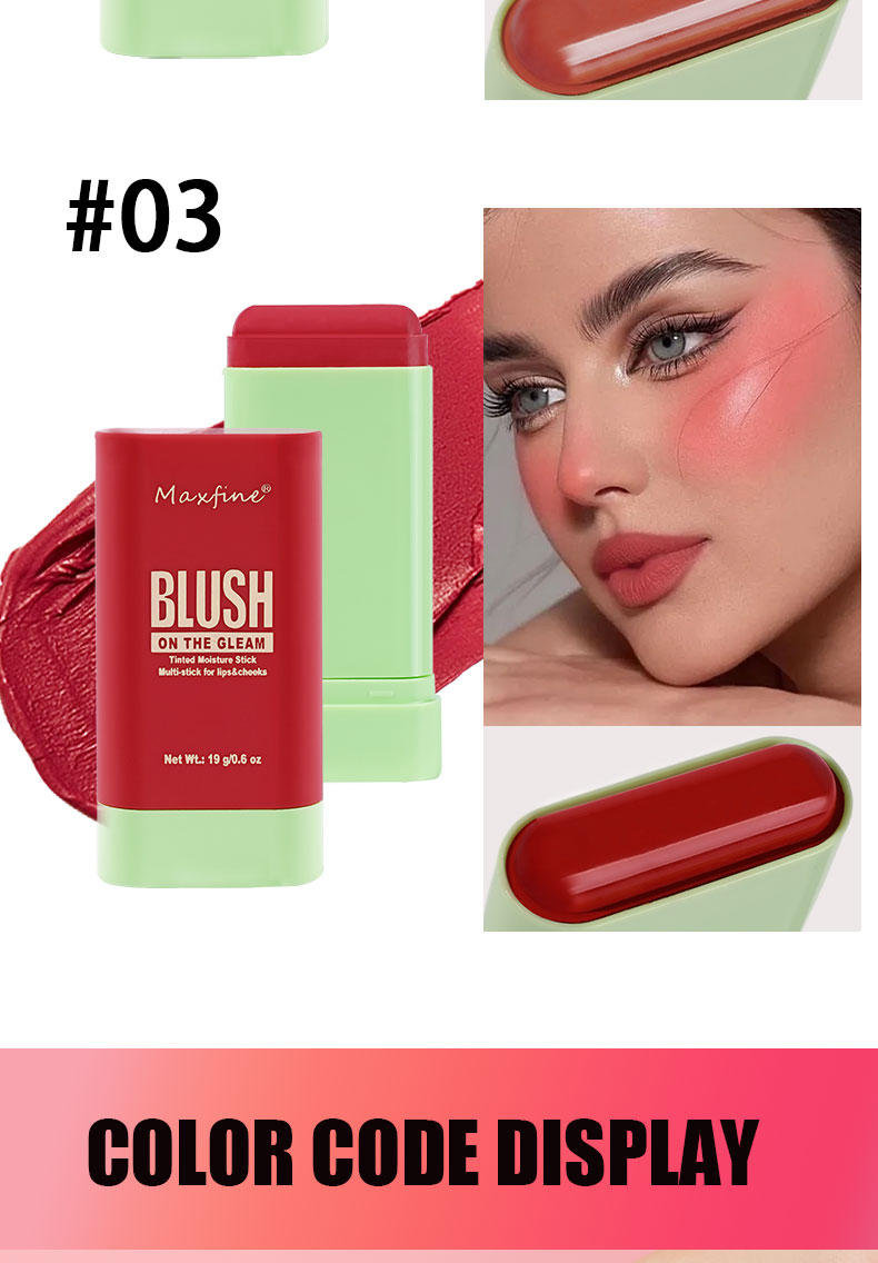 Holiday Multi-Functional Rouge: Matte Blush Stick for Face & Lips ...