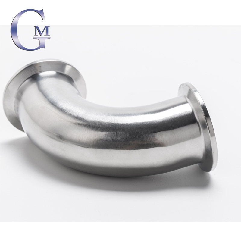 3" 304 Sanitary Stainless Tri Clamp 90 Degree Elbow Stainless Steel ...