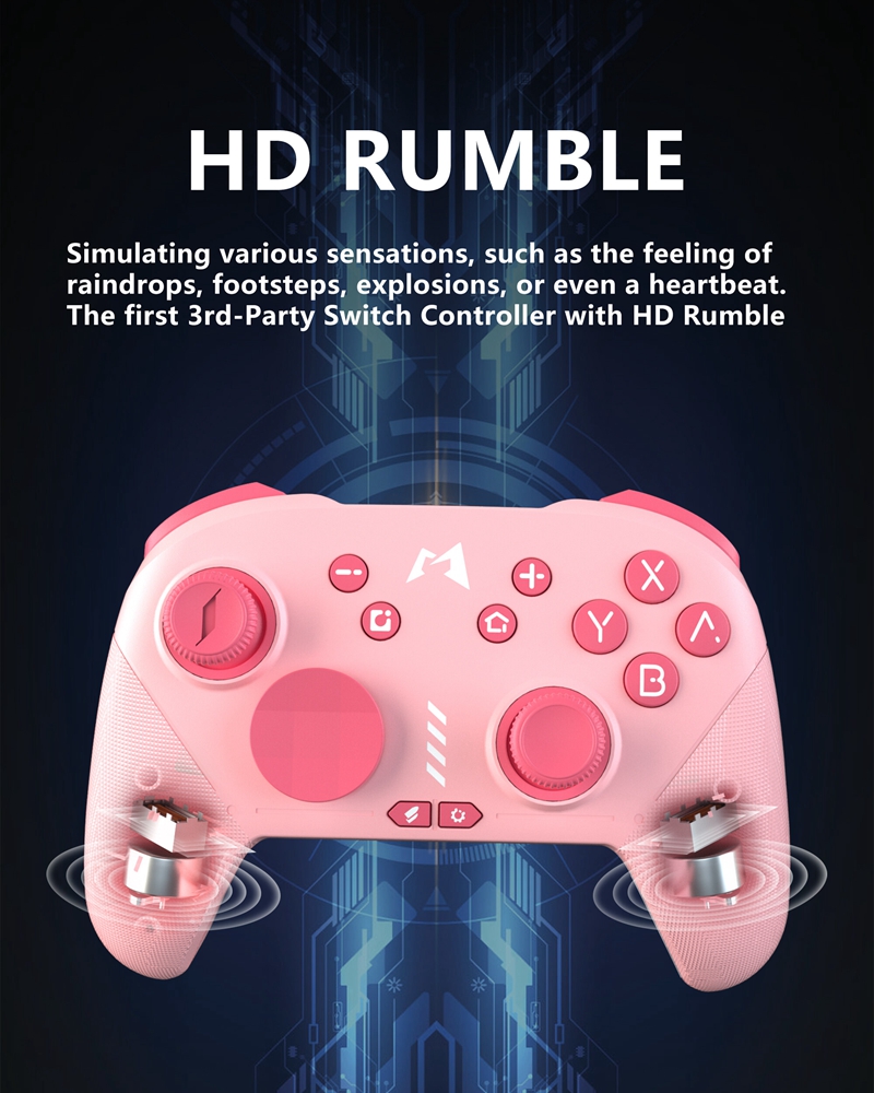 MOBAPAD CHITU HD Mechanical Controller Hall Effect Joysticks Wireless Bluetooth Gamepad ...