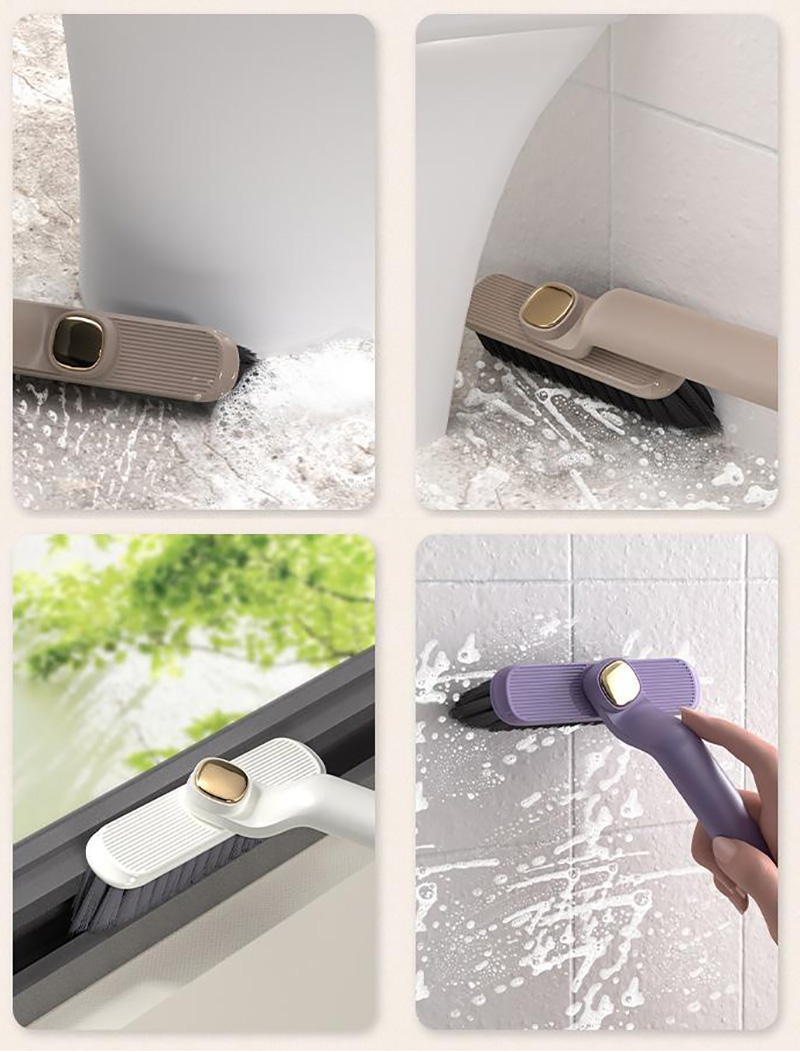360-Degree Rotating Crevice Cleaning Brush - Multi-Function Toilet ...