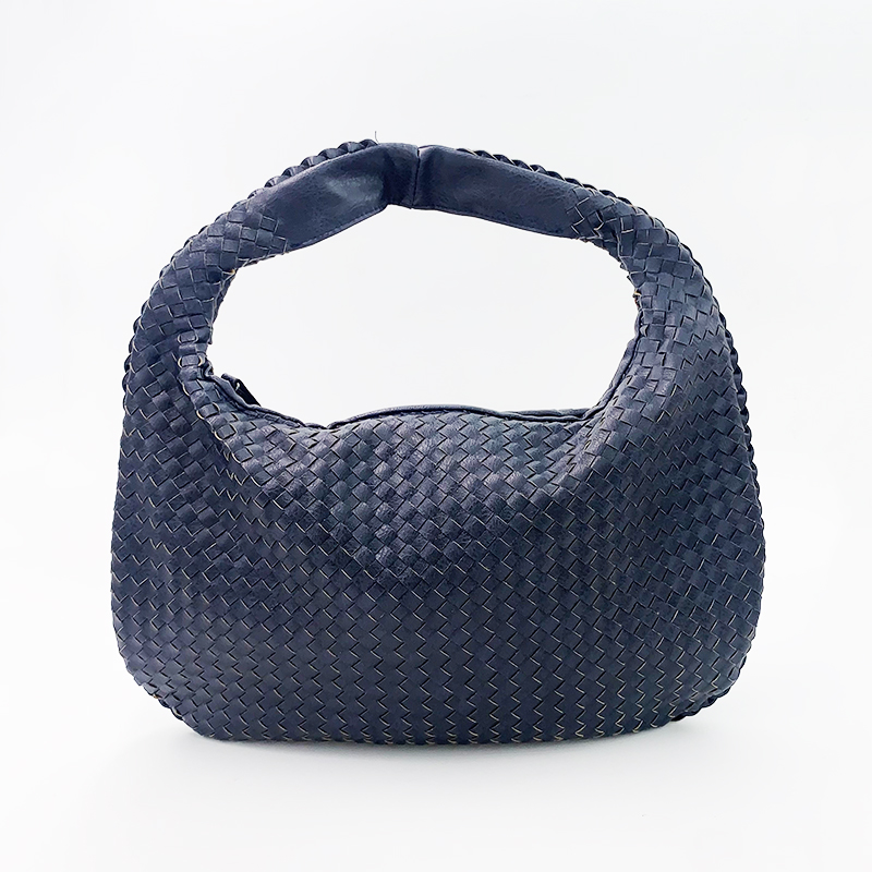 1 Piece Handwoven High Capacity Women's Handbags PU Leather Shoulder ...
