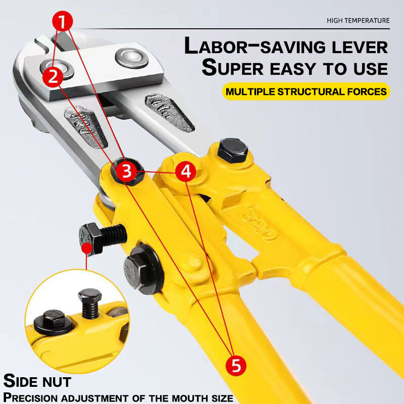 Heavy Duty Bolt Cutter Steel Bar Cutter 18 to 36 Inches Selection ...