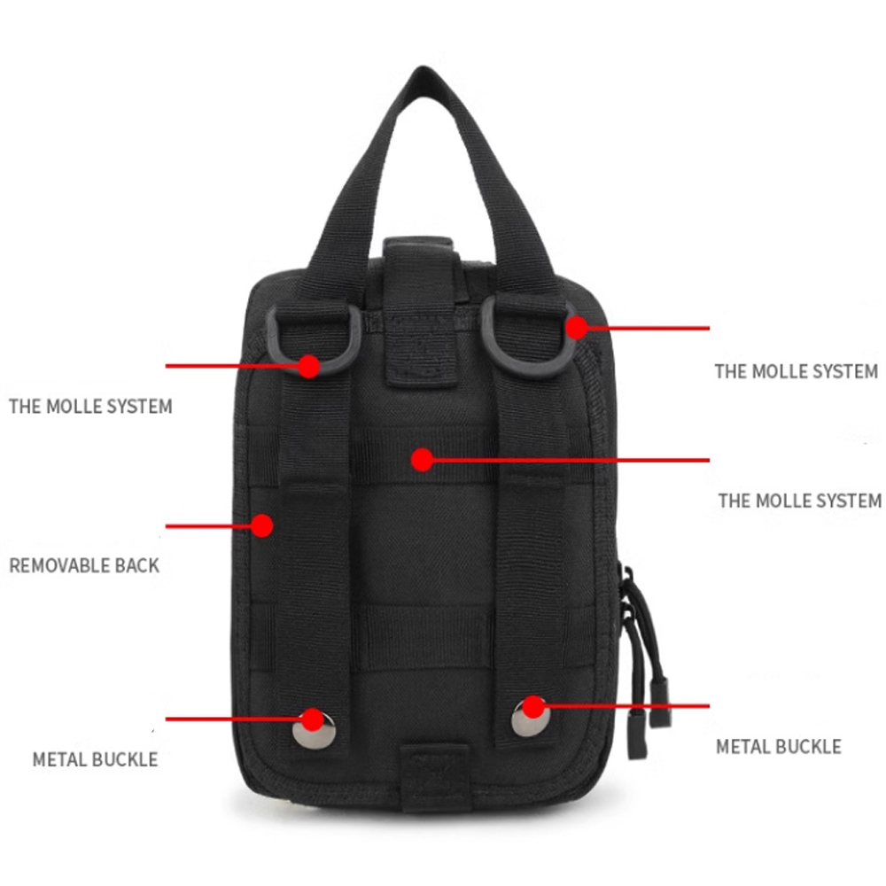 Tactical First Aid Kit EDC Portable Emergency Outdoor Medical Accessory ...