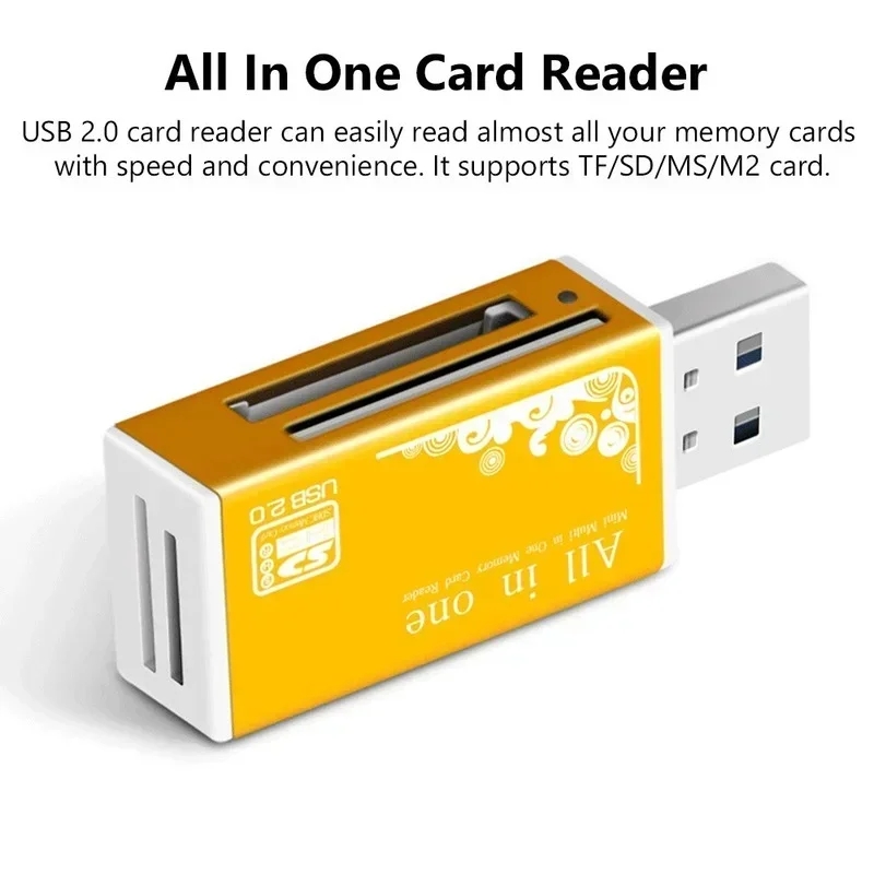 Four in one USB card reader adapter Mini USB 2.0 high-speed suitable ...