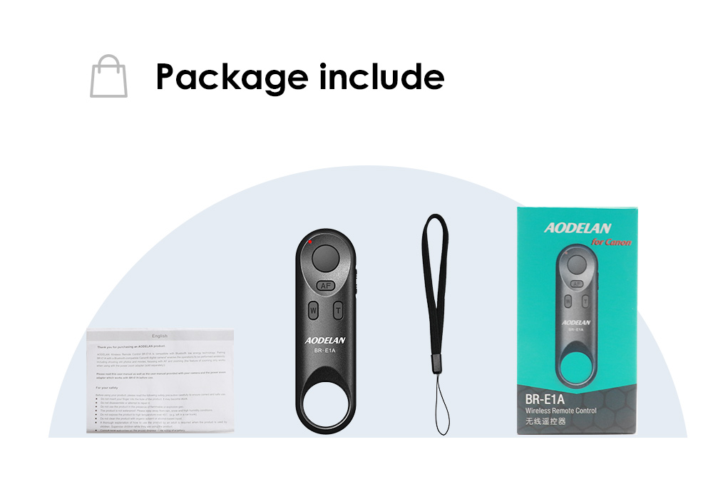 AODELAN Camera Remote Control for Canon EOS R3, R5, R6, R6 II, R7, R8 ...