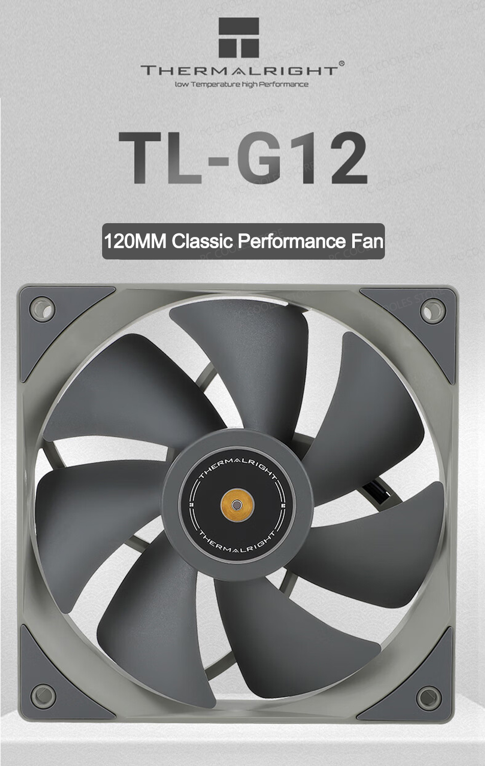 Thermalright TL-G12 120mm Silent-Balance Case Fan 4PIN PWM 1500RPM Performance CPU Cooler Fan ...