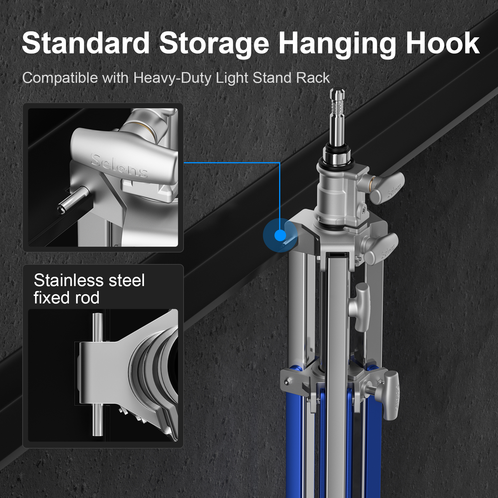 Selens Lowboy Light Stand for Studio Photography Video Fill Light ...