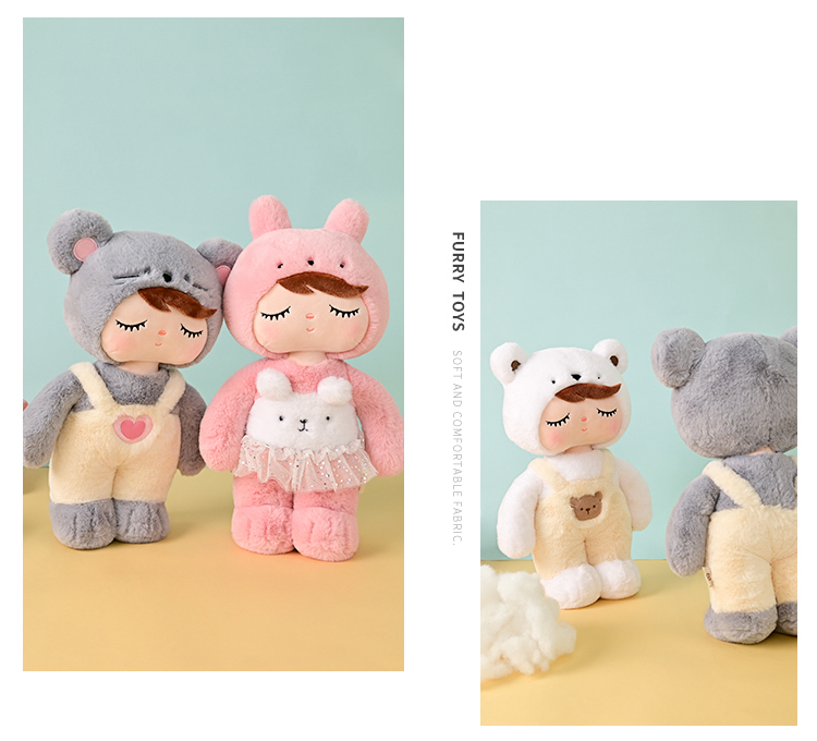 metoo new 2024 original 12 inch cute and cuddly Angela doll, pink ...