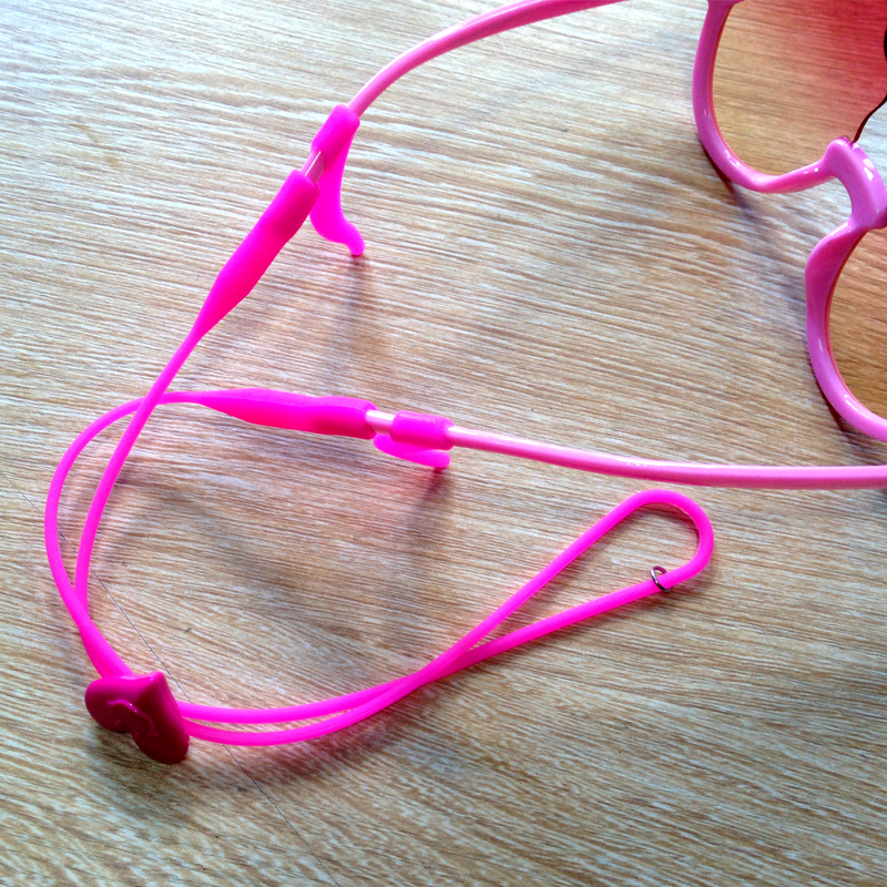 1 Set Lovely Protect Elastic Kid Child Sports Silicone Strap Glasses ...