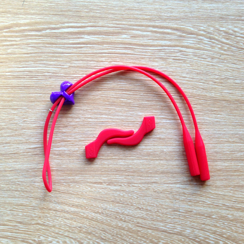 1 Set Lovely Protect Elastic Kid Child Sports Silicone Strap Glasses ...