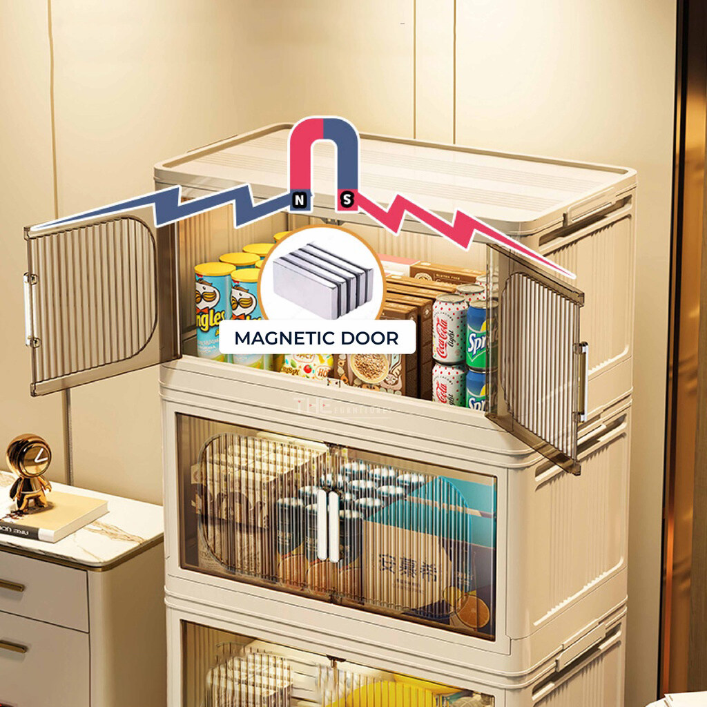 Simple and modern design, storage box organizer dustproof, can store a ...