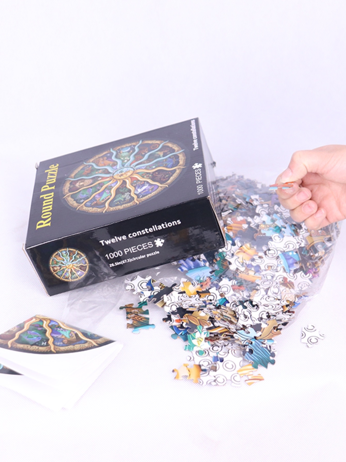 1,000 Pieces Earth Moon Puzzle Decompression Boys Girls Cartoon ...