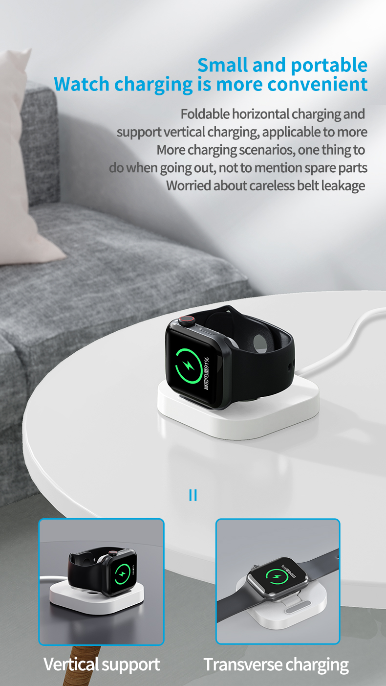 Type C Foldable Wireless Magnetic Watch Charger for A*ple Watch series ...