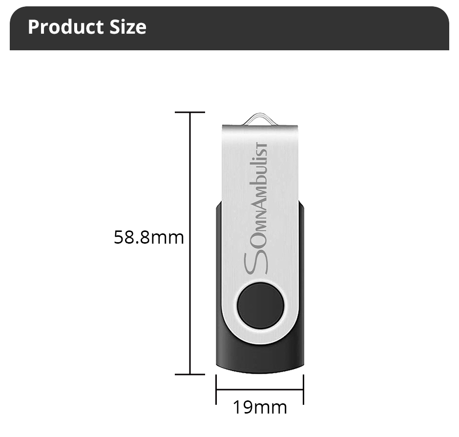 128MB USB2.0 metal waterproof flash drive, compatible with mobile ...