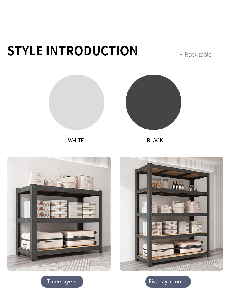 6Tiers/5Tiers/4Tiers/3Tiers Metal Boltless Rack Home kitchen Store ...