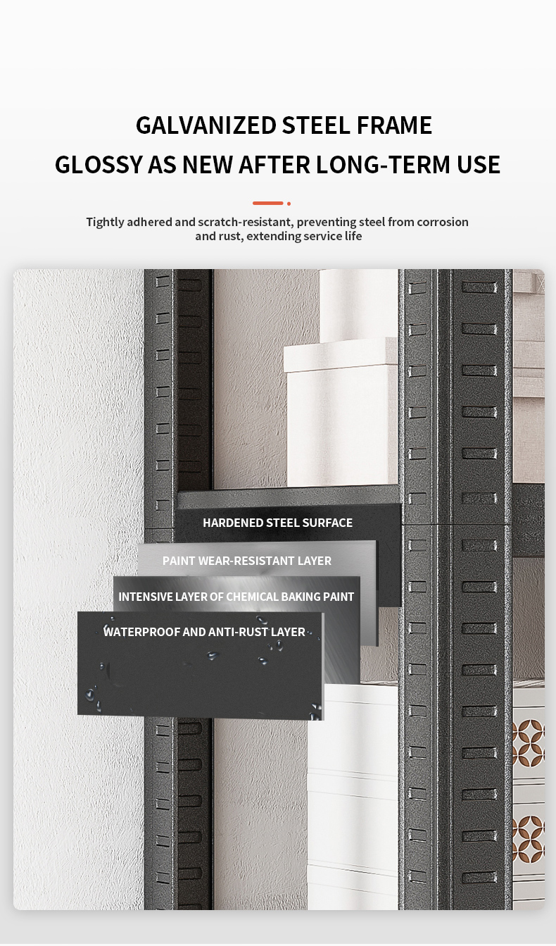 6Tiers/5Tiers/4Tiers/3Tiers Metal Boltless Rack Home kitchen Store ...