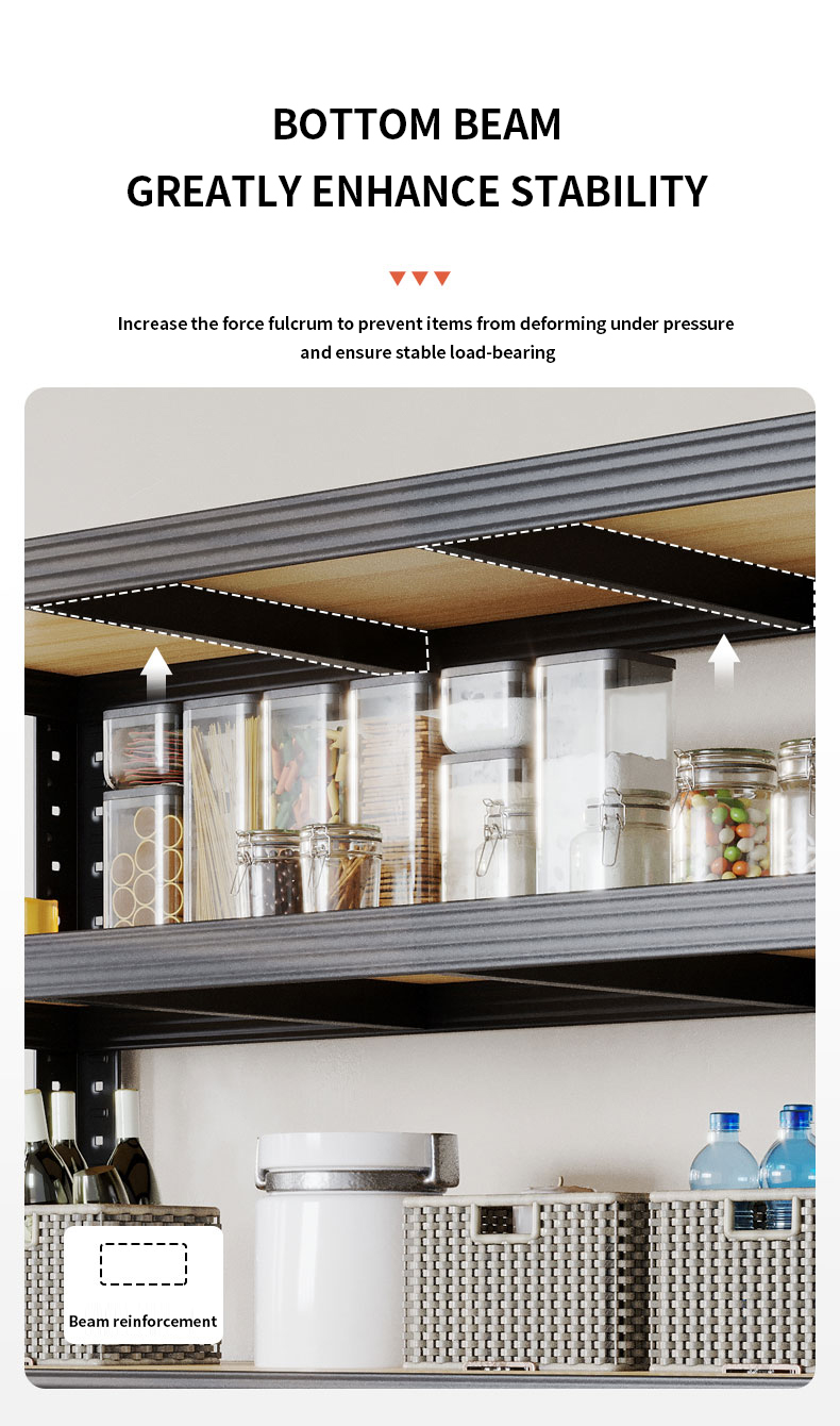 6Tiers/5Tiers/4Tiers/3Tiers Metal Boltless Rack Home kitchen Store ...