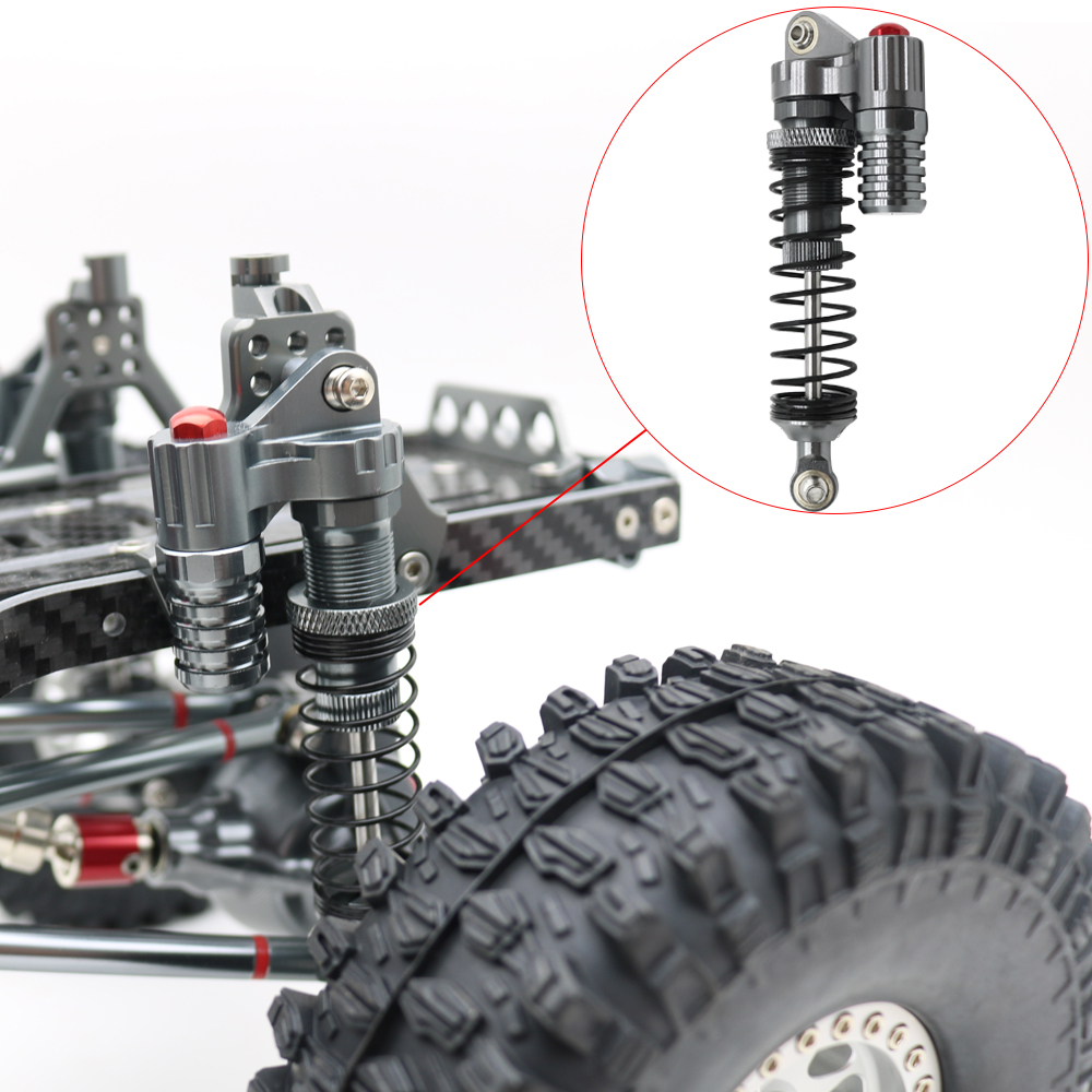 MYHRC 4 pcs Full Metal RC Piggyback Shock Absorber Hole to hole 90mm ...