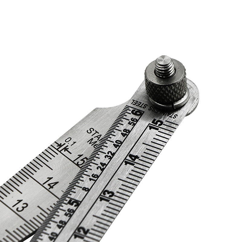 Gap ruler steel straightedge stainless steel plug ruler taper ruler ...