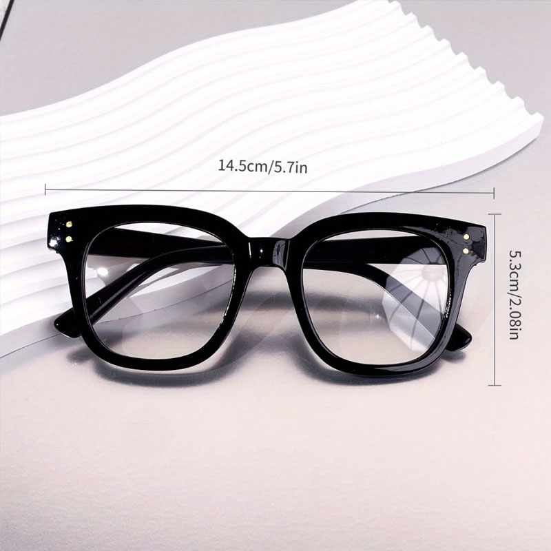 Stylish Thick Frame Contemporary Eyeglasses - Ideal for Men and Women's ...