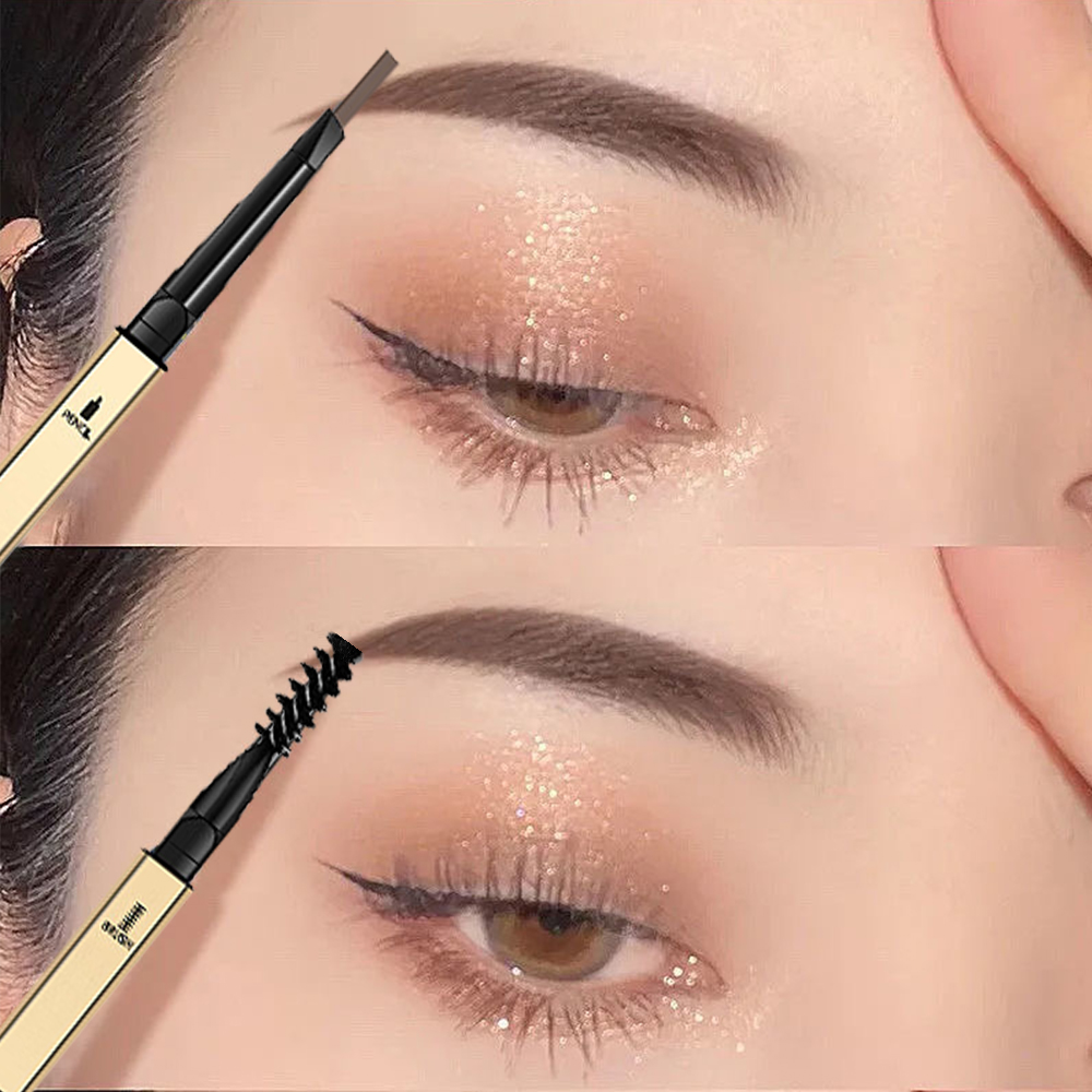 Dual-Ended Brow Pencil – Waterproof & Sweat-Resistant, Long-Lasting, 3D ...