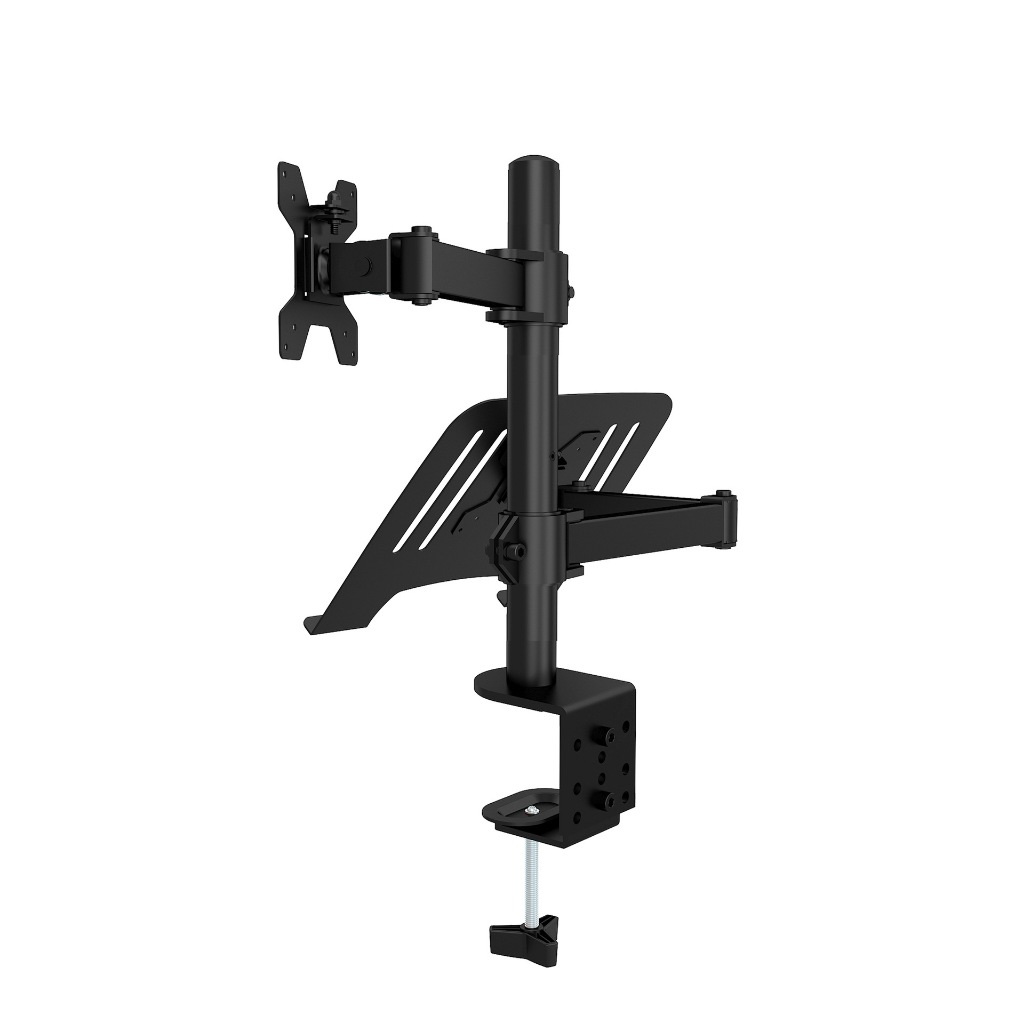 EXPOSE Multi-Direction Dual Arms Monitor Stand Laptop Stand With Tray ...