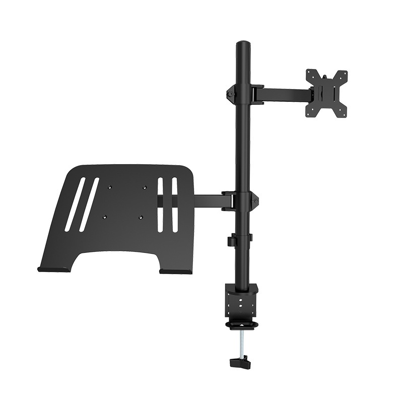 EXPOSE Multi-Direction Dual Arms Monitor Stand Laptop Stand With Tray ...