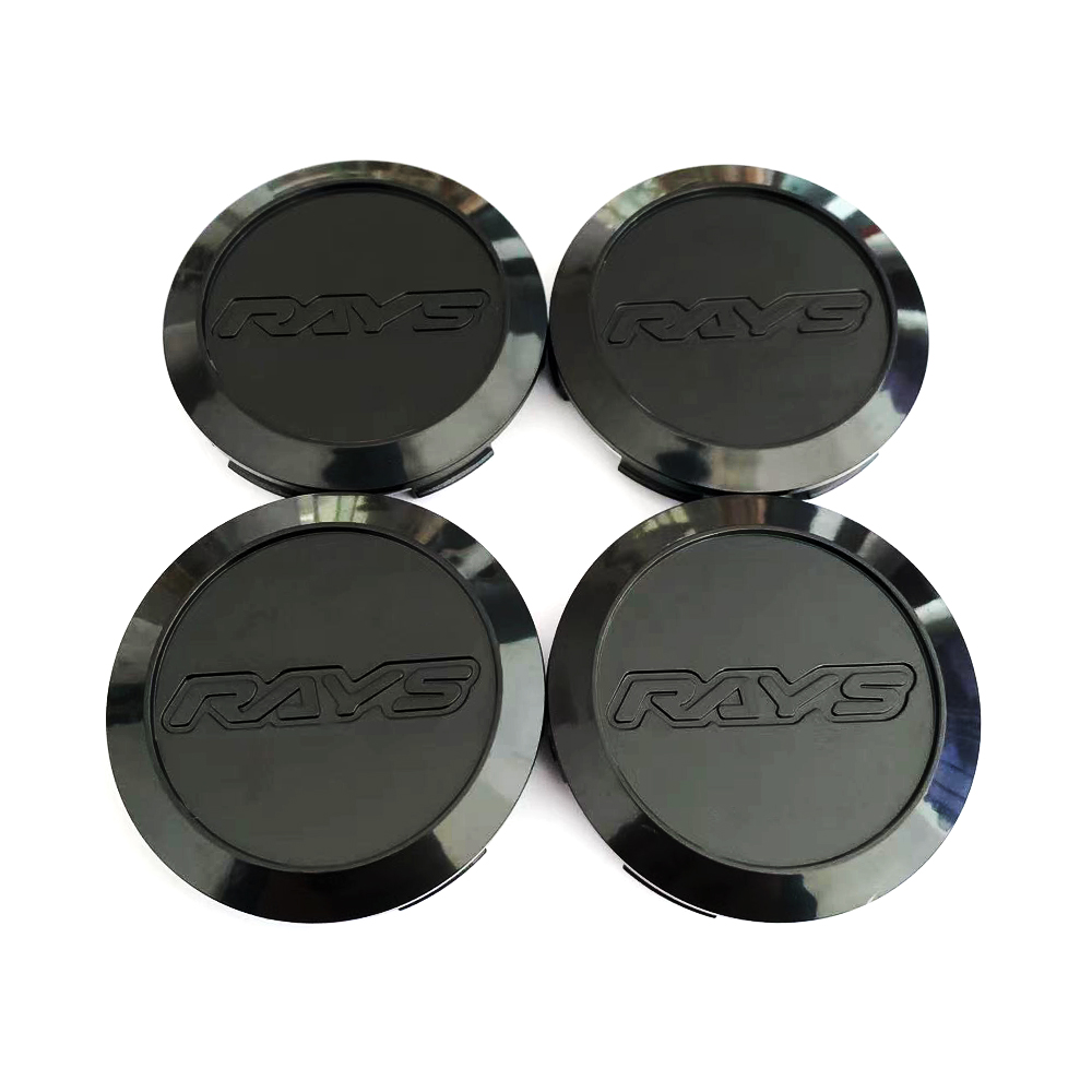4pcs 65mm RAYS Car Wheel Center Caps Red Logo Fit for Rays Volk Racing ...