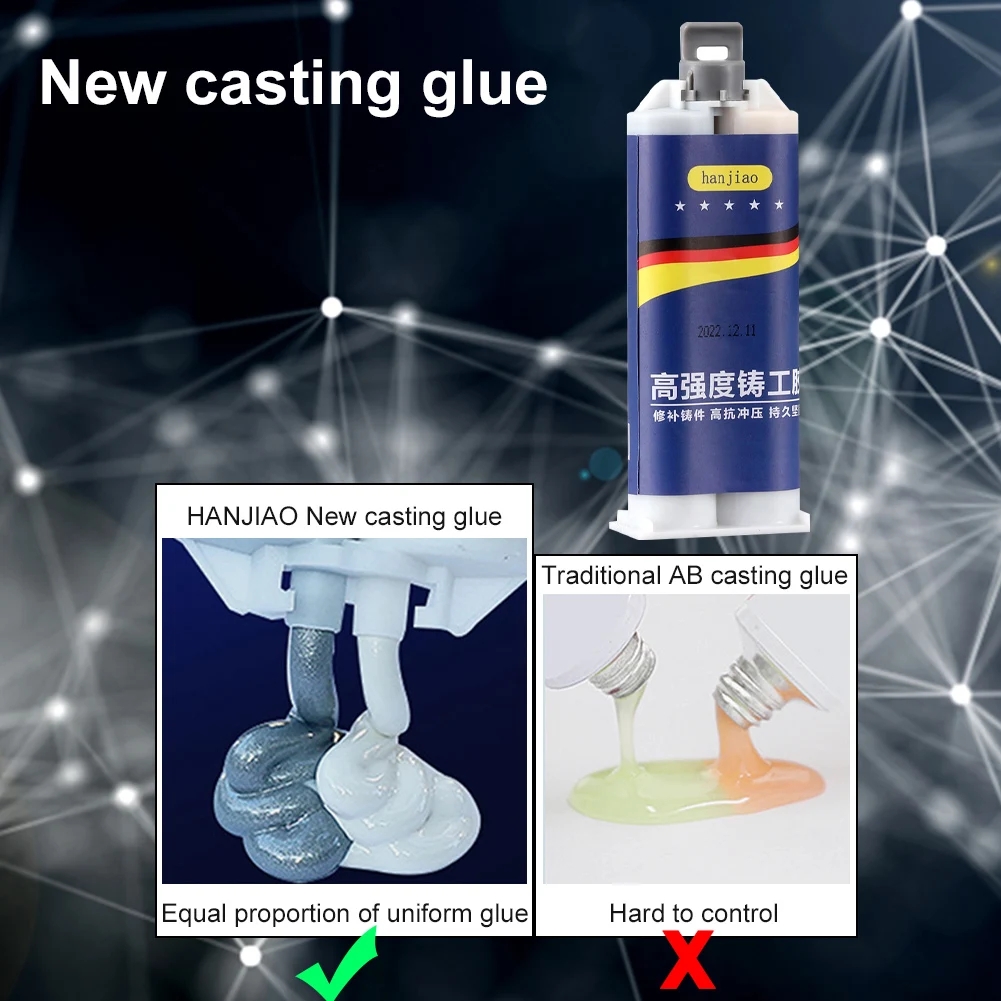 New 50g/100g metal repair paste 2 In1 Industrial A&B mold glue Heat ...