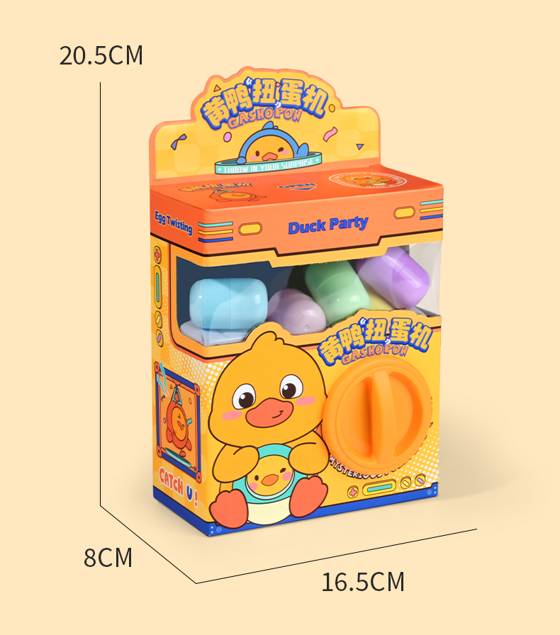 Cute Duck Gacha Machine Random Cute Bracelet Hairpin Doll Gacha Boys ...